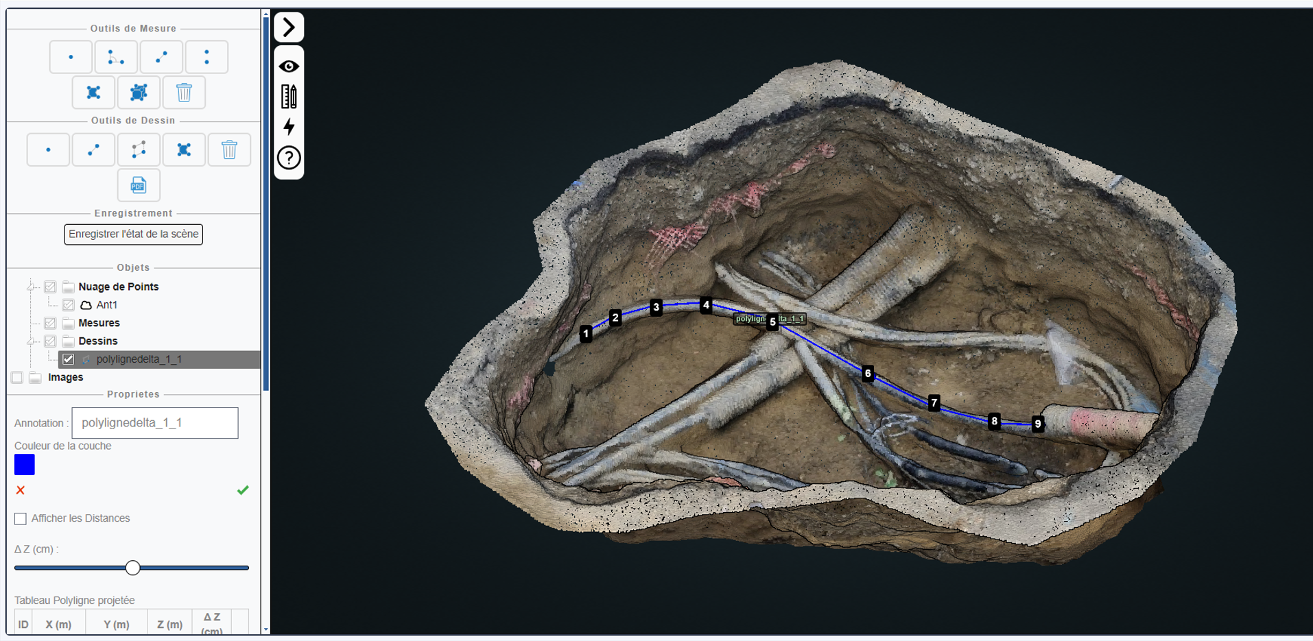 Reconstruction 3D d’une fouille avec RAPHAL - GEOFIT